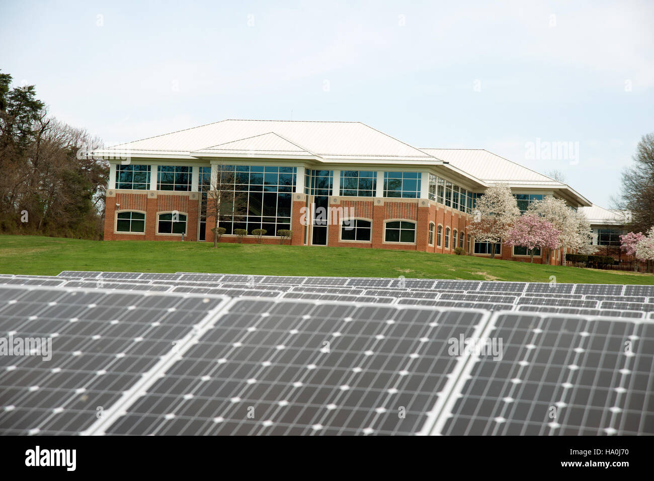 The solar array at the Beltsville Agricultural Research Center in ...
