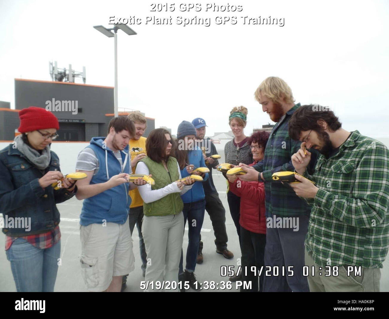 This image features GPS photos taken in 2015 to document the ...