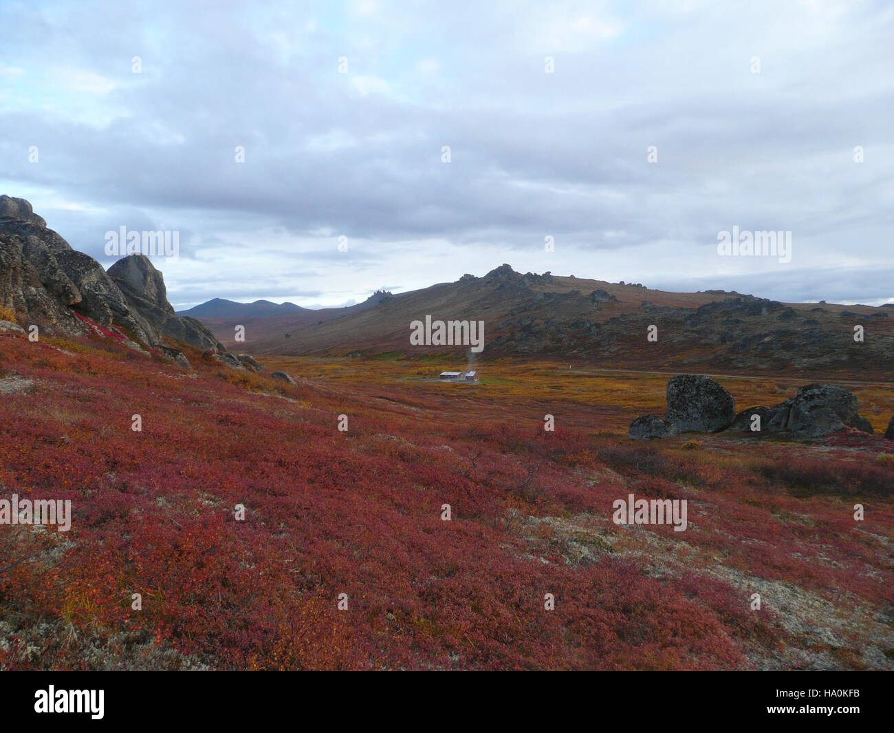 Serpentine Fall, part of the Bering Land Bridge National Preserve, is a ...