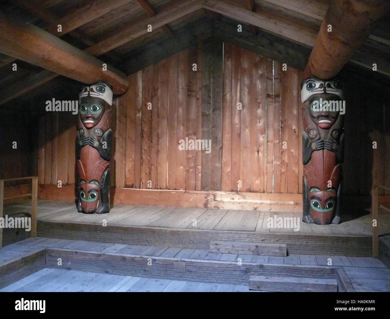 The Alaska Clan House Totem stands as a symbol of cultural heritage in ...