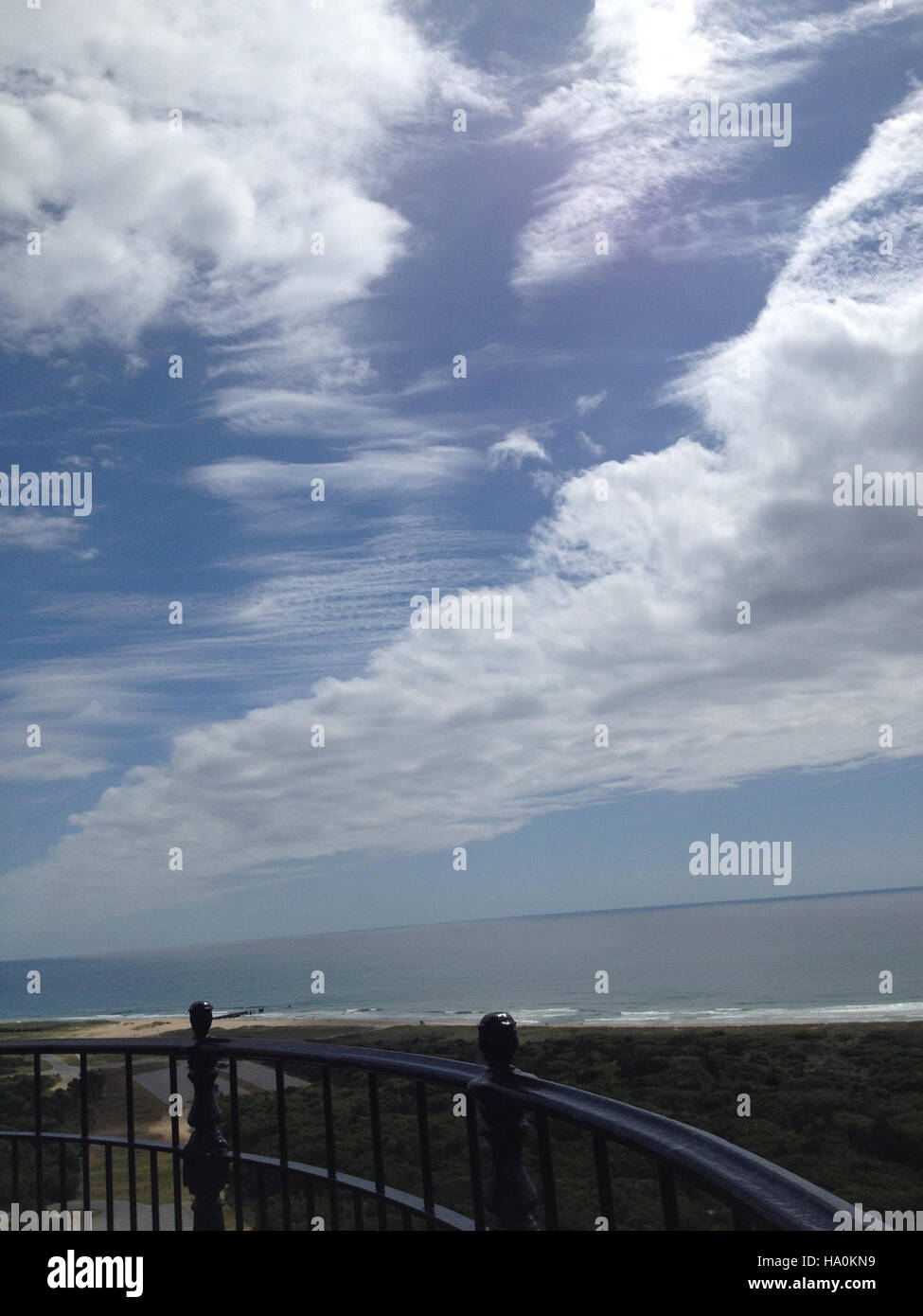 The Cloud Line at Cape Hatteras National Seashore marks the area where ...
