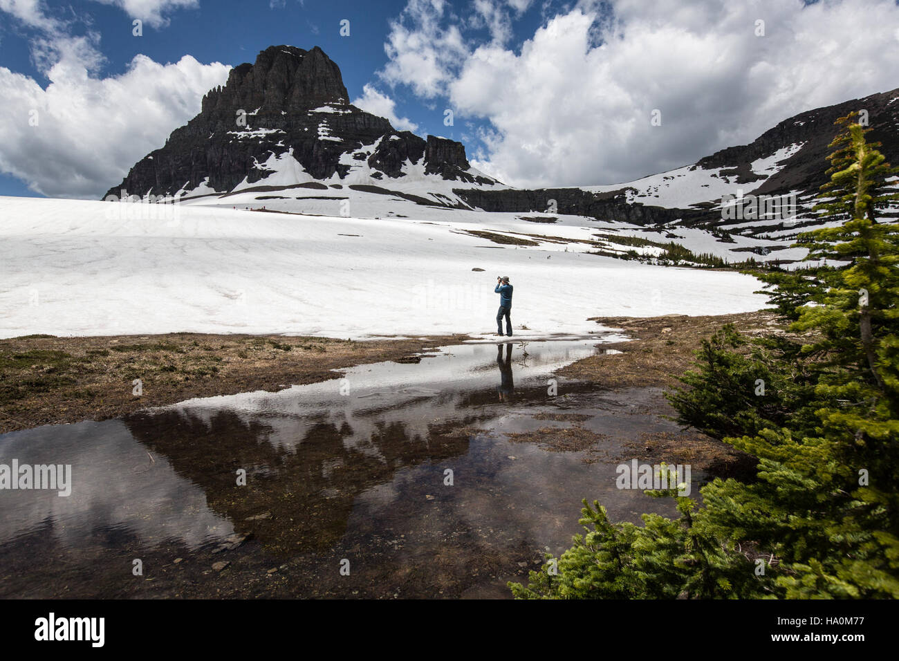 A photographer named Tim captures images of Clements Mountain, a ...
