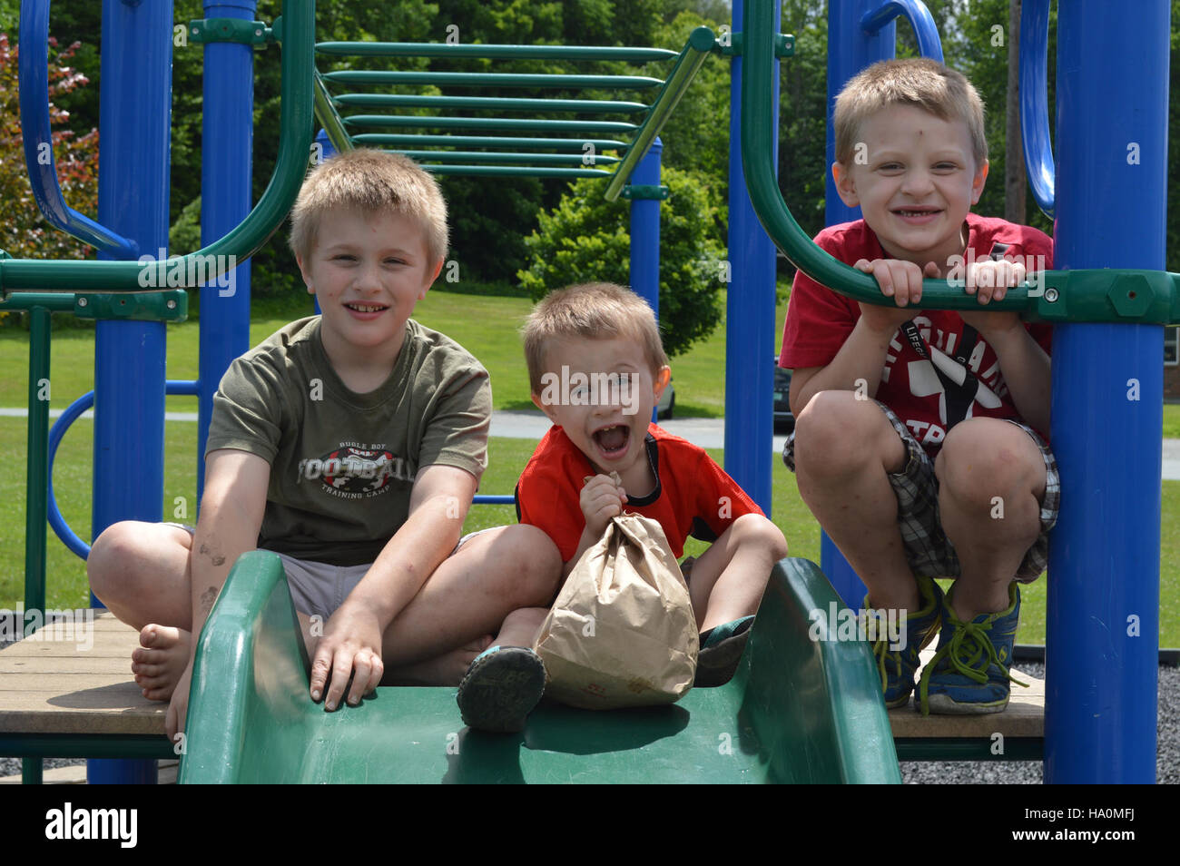 usdagov 26060196572 Bradley, Alex and Chris Lanthier enjoying a Summer ...