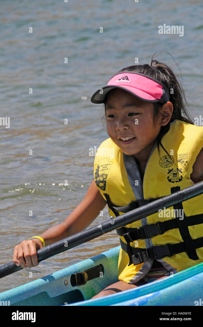 This image shows YMCA kids enjoying a day at Lake Mojave, part of the ...