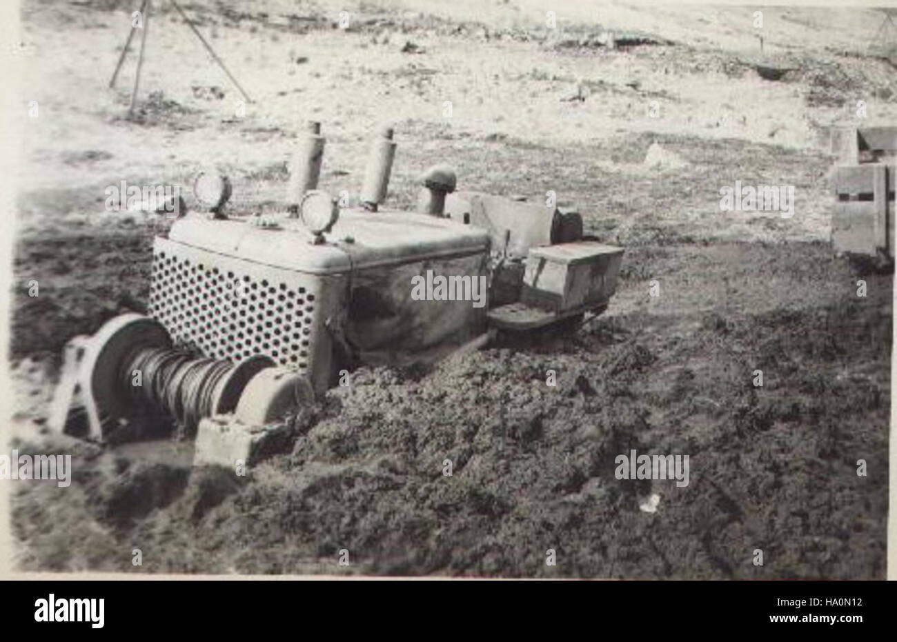 This photograph from Alaskan National Park captures a historic site ...