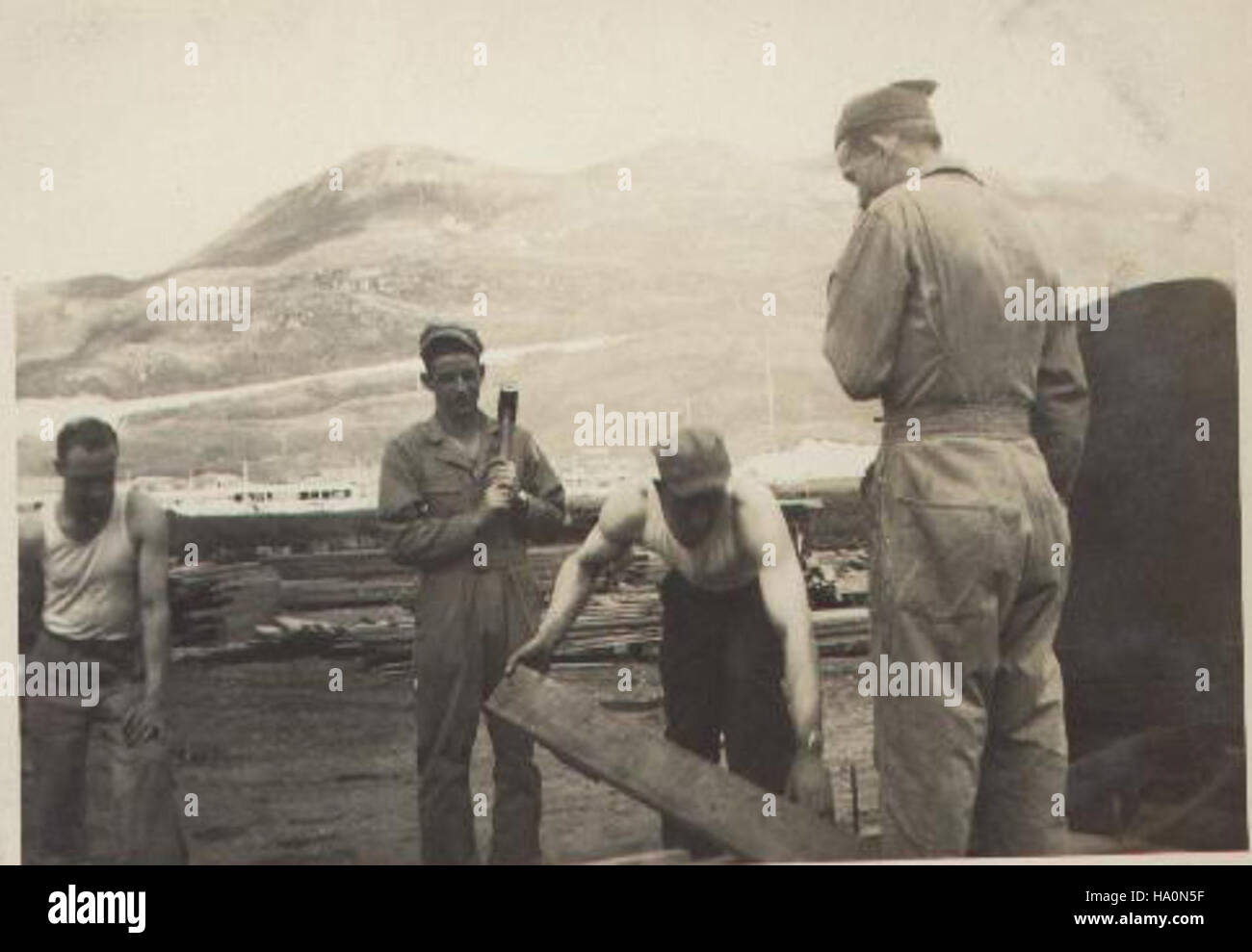 A historical image related to World War II, capturing a significant ...