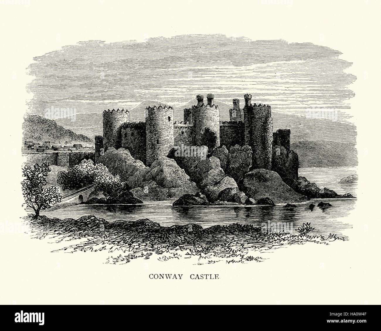 Medieval painting of castle hi-res stock photography and images - Alamy