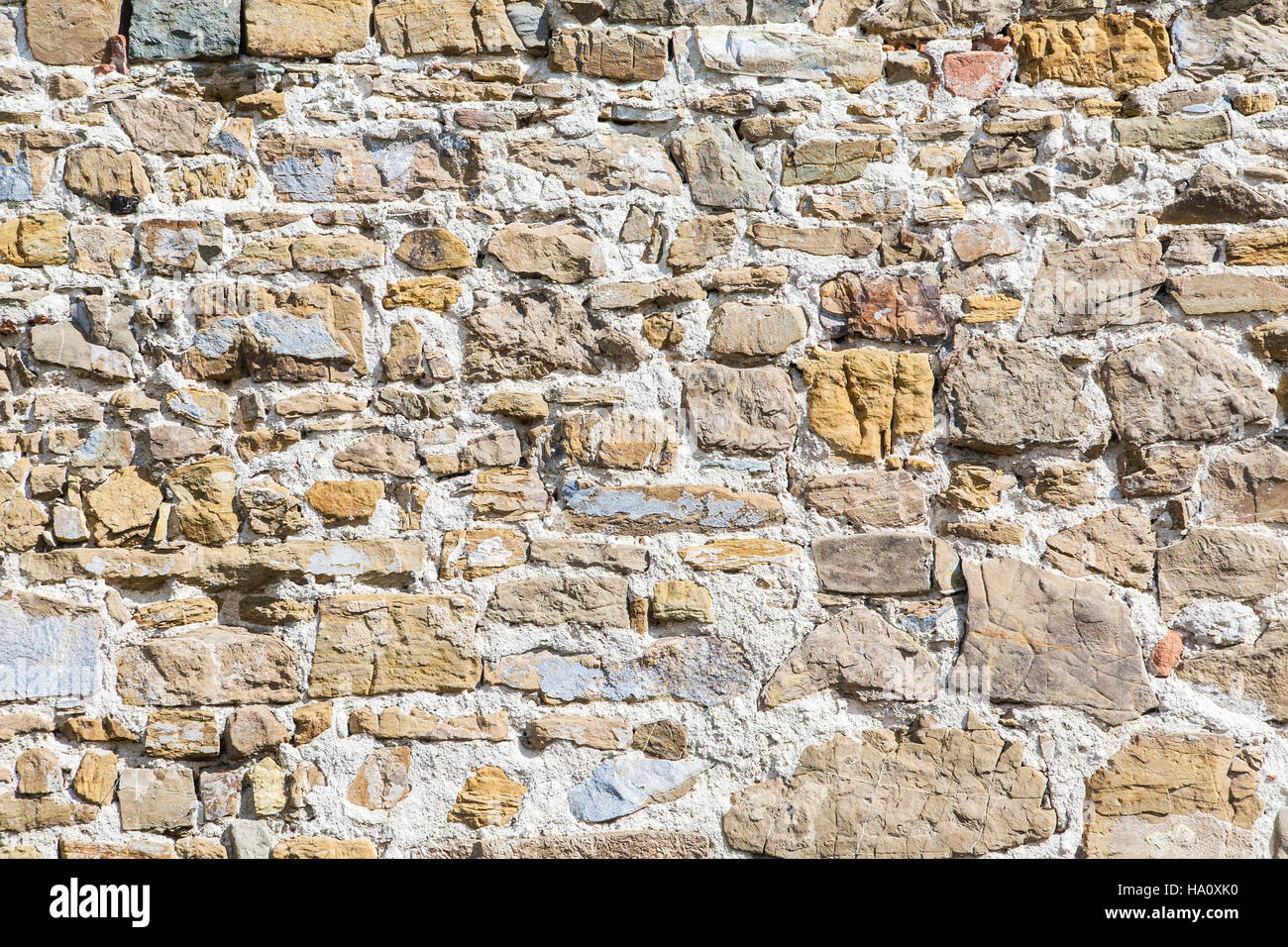 Stone wall texture background natural color. Closeup Stock Photo - Alamy