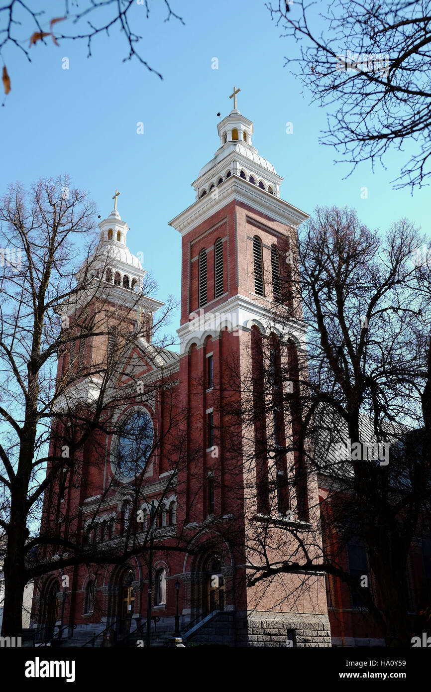 The church - Downtown, Spokane, USA, WA Stock Photo - Alamy