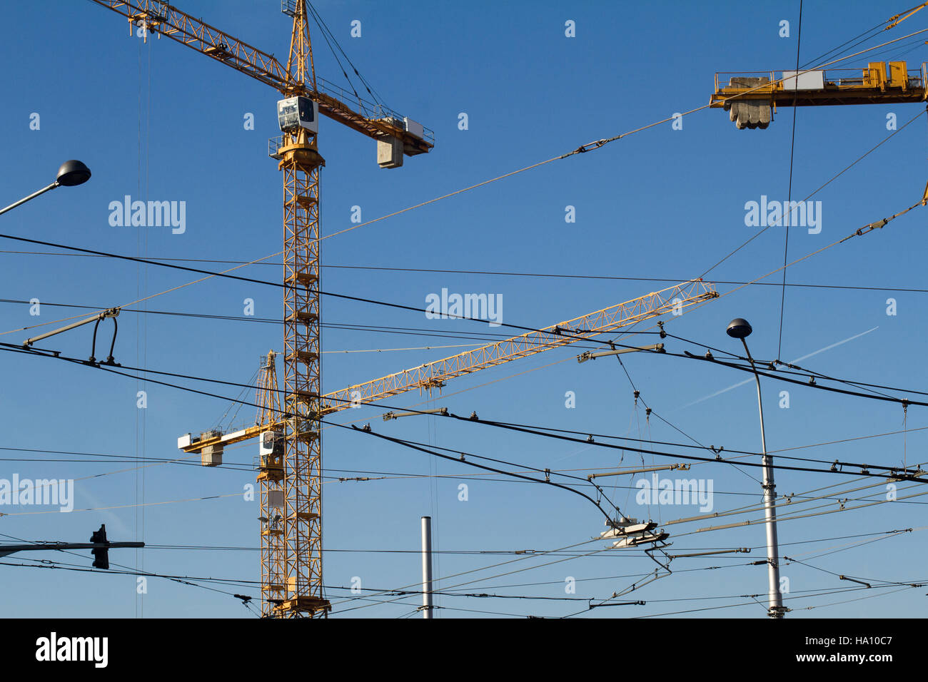 Trolley poles hi-res stock photography and images - Alamy