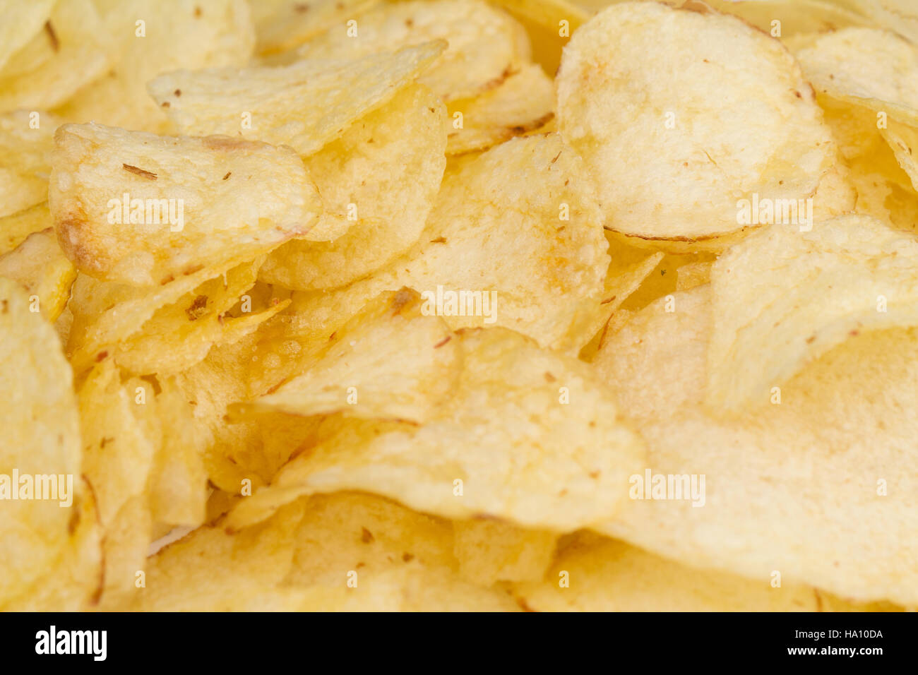 horizontal macro detail of potato chips texture Stock Photo - Alamy
