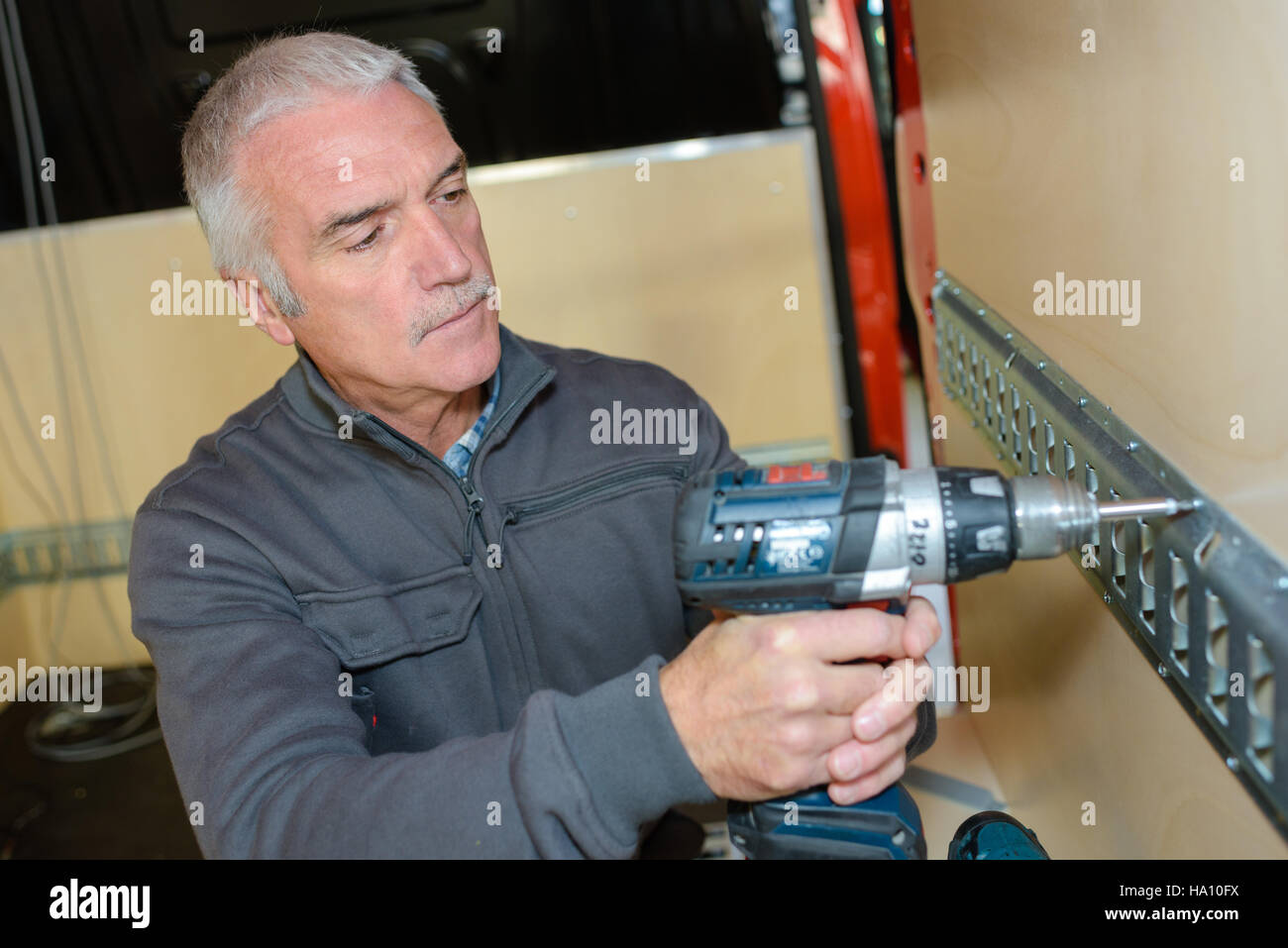 drilling the area Stock Photo - Alamy