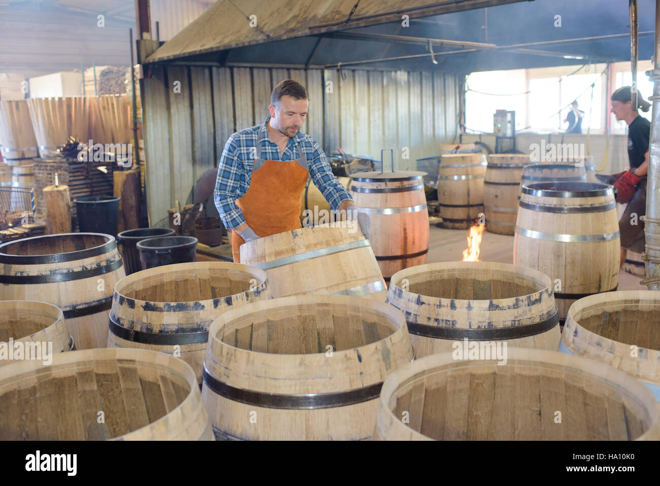Making hoops for barrels hi-res stock photography and images - Alamy