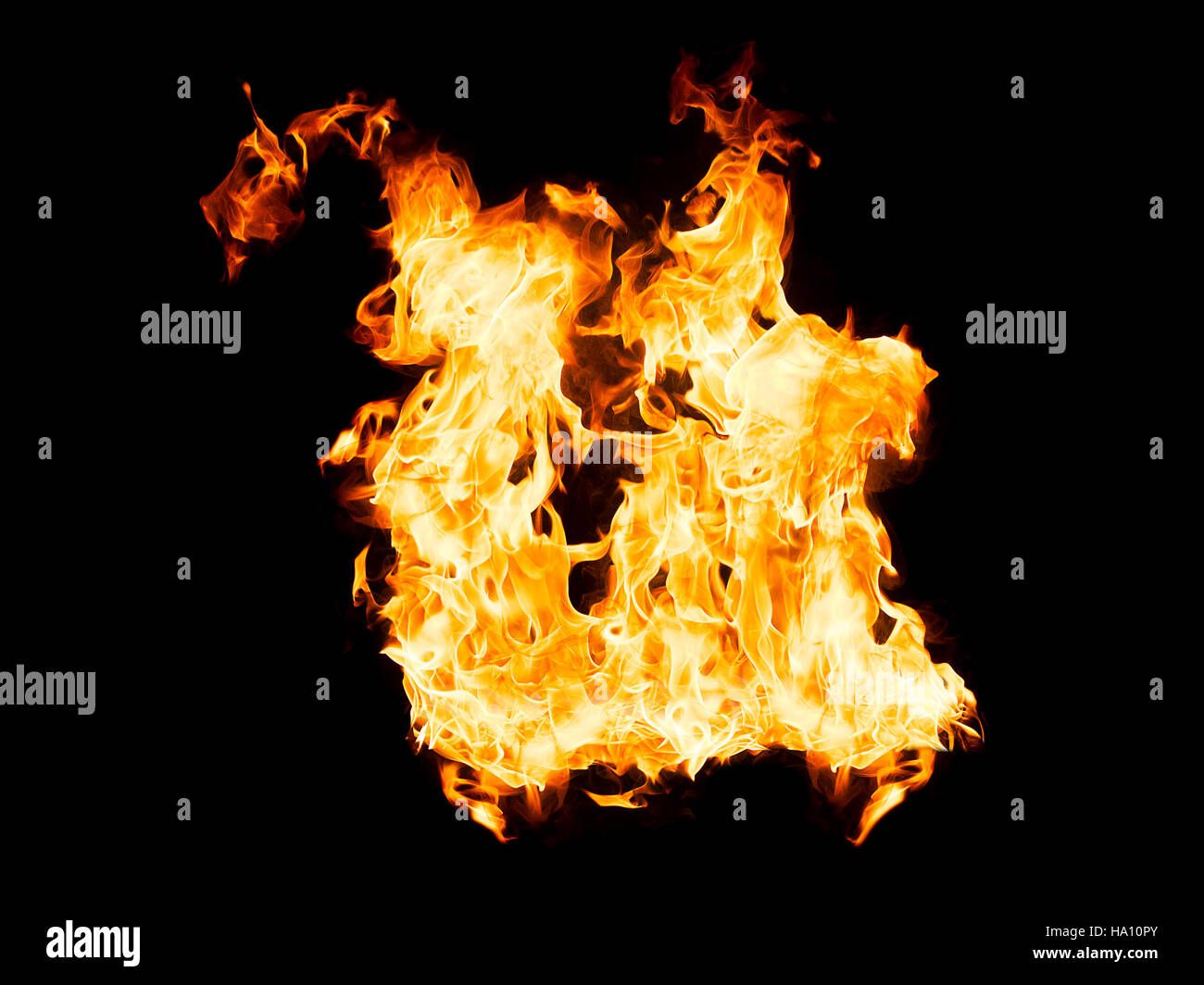 Real fire flames sparks isolated hi-res stock photography and images ...