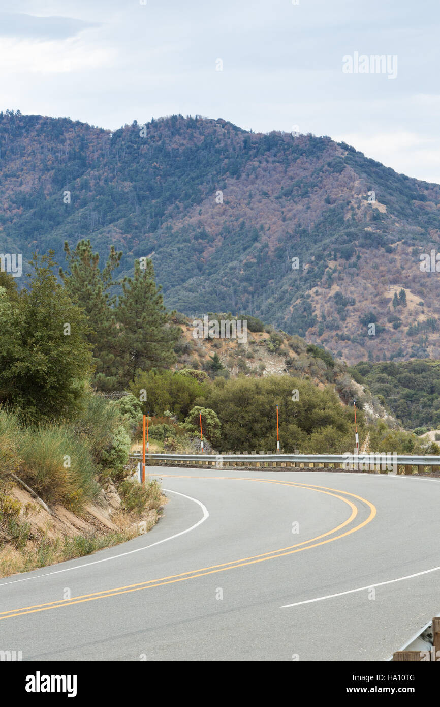 A winding mountain road Stock Photo - Alamy