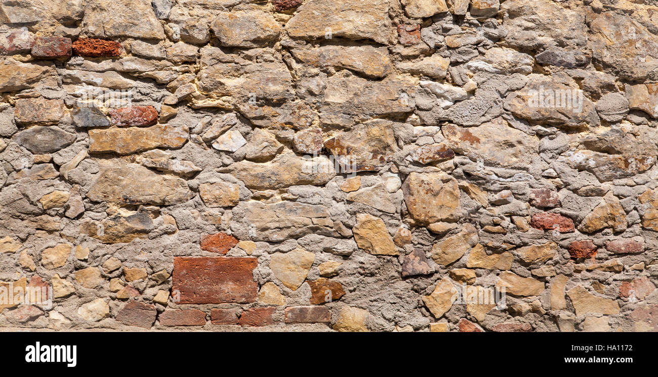 Stone wall texture background natural color. Closeup Stock Photo - Alamy