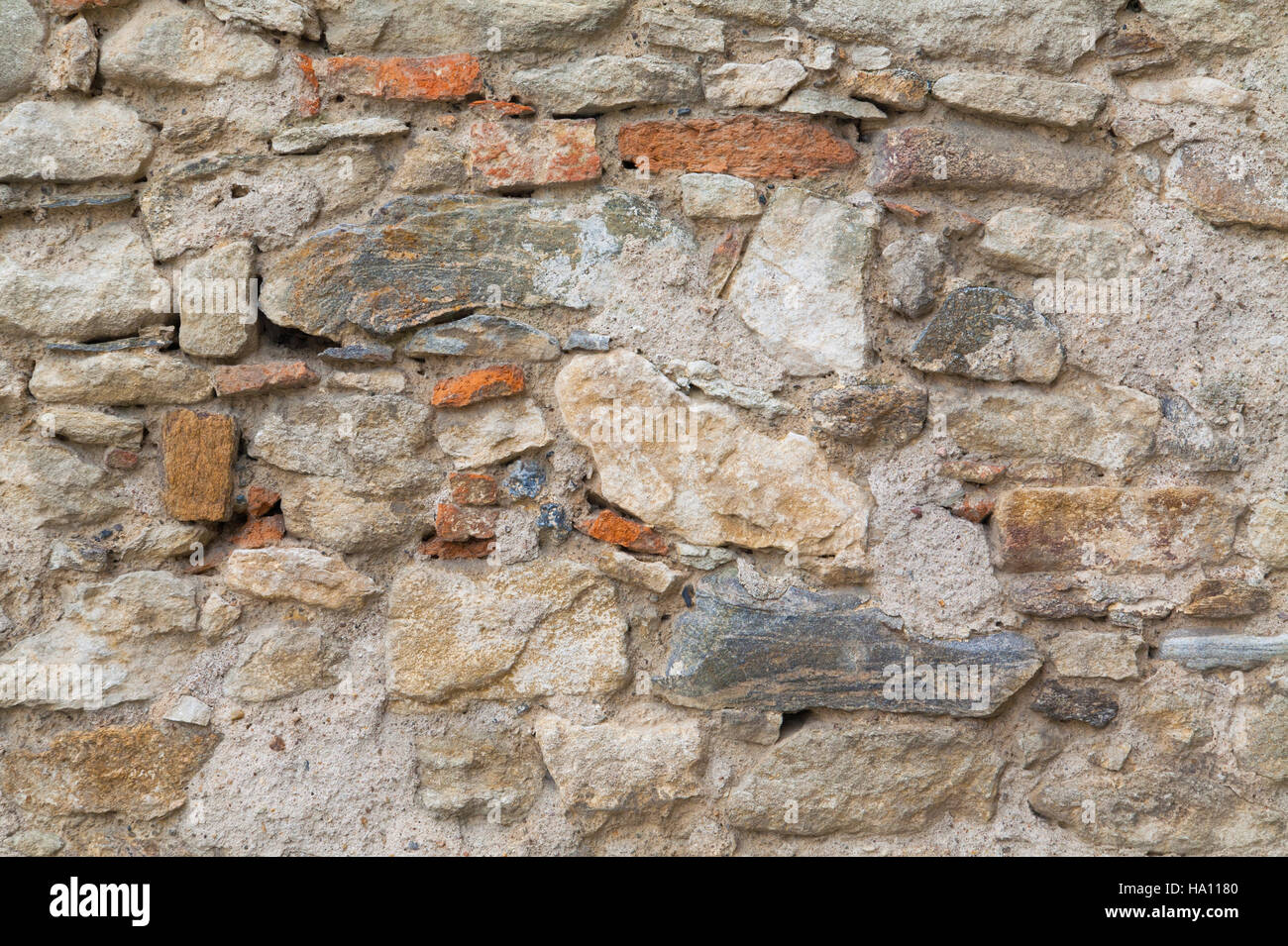 Stone wall texture background natural color. Closeup Stock Photo - Alamy