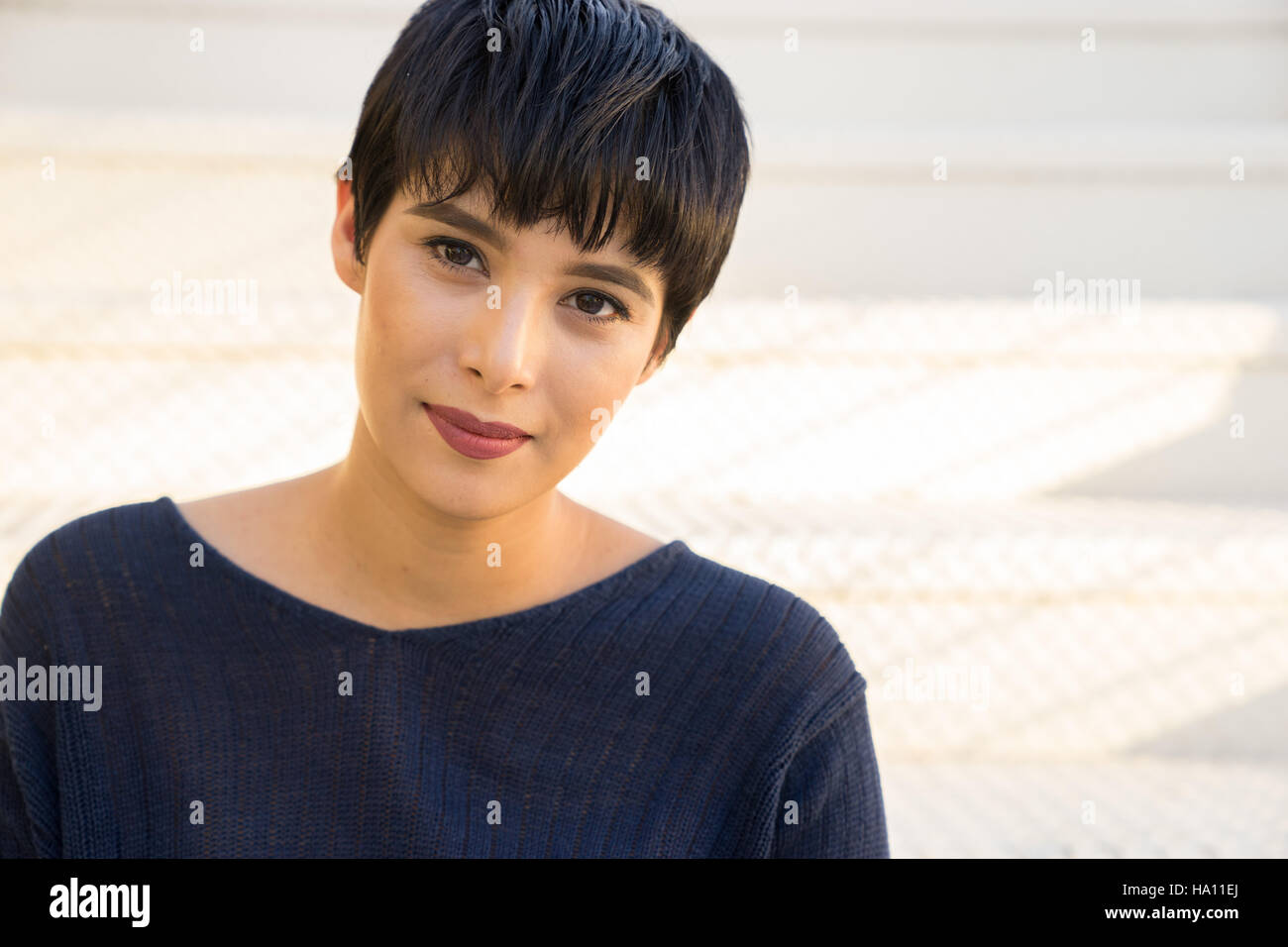 Beautiful modern woman portrait Stock Photo - Alamy