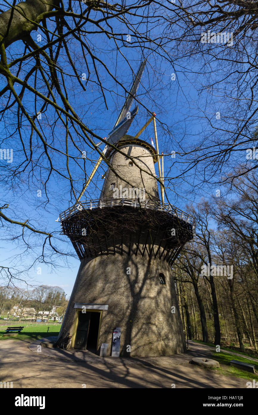Traditional Dutch windmill Stock Photo - Alamy