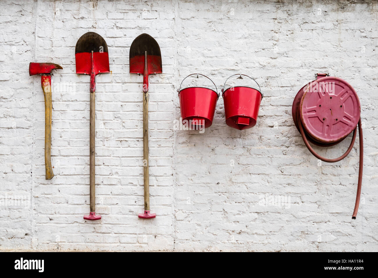 First fire extinguish prevention tools Stock Photo - Alamy