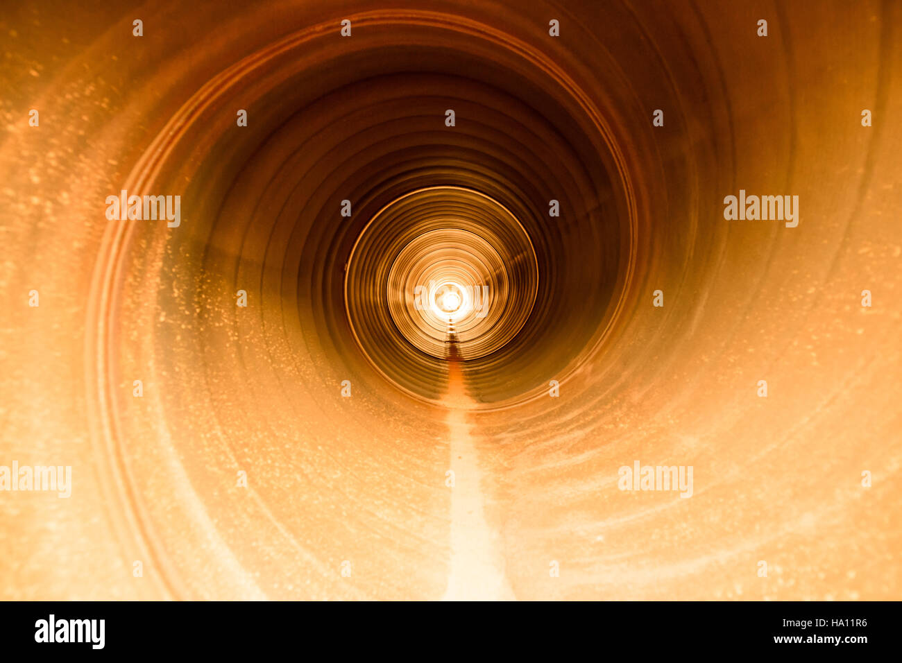 Infinity multiple pipe welding as spiral seen form an extremity Stock ...