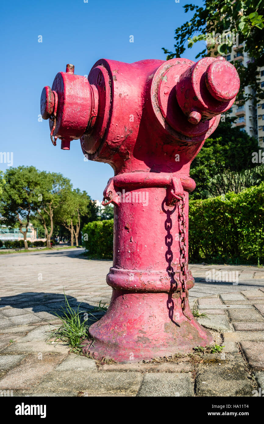 Fire hydrant in the street Stock Photo - Alamy