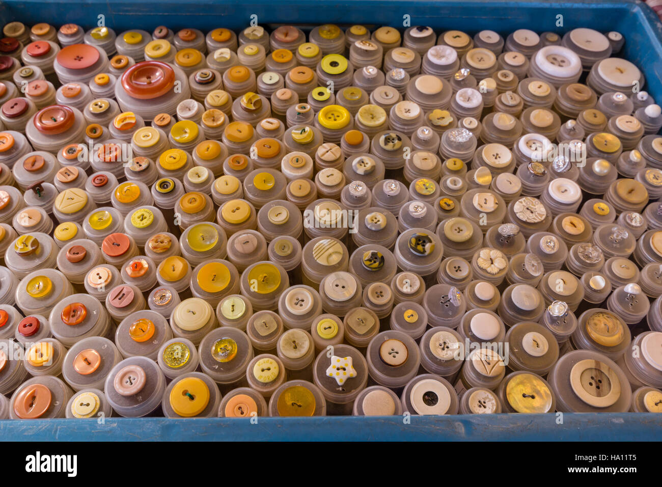 Selection of multi colour buttons Stock Photo - Alamy