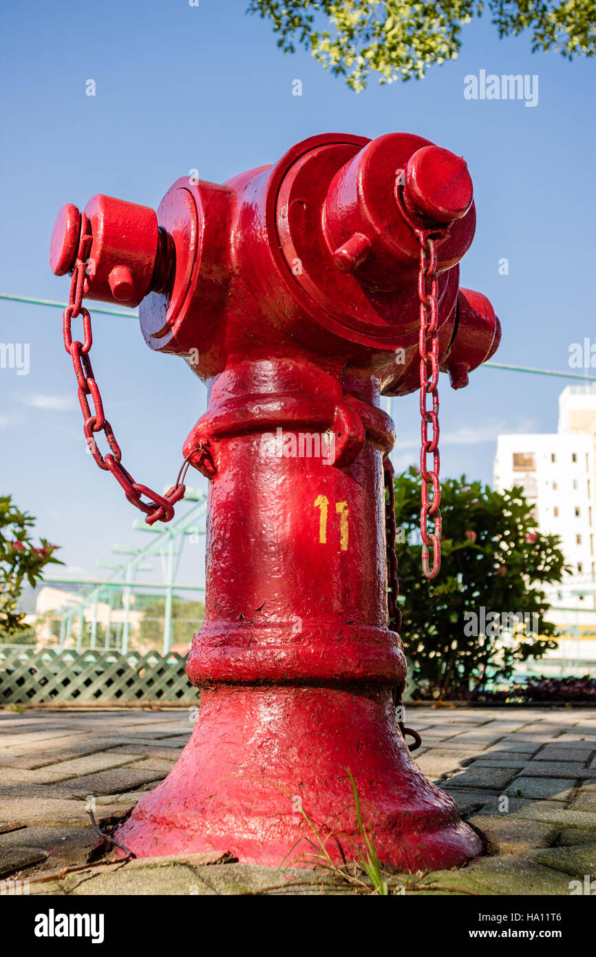 Fire hydrant in the street Stock Photo - Alamy