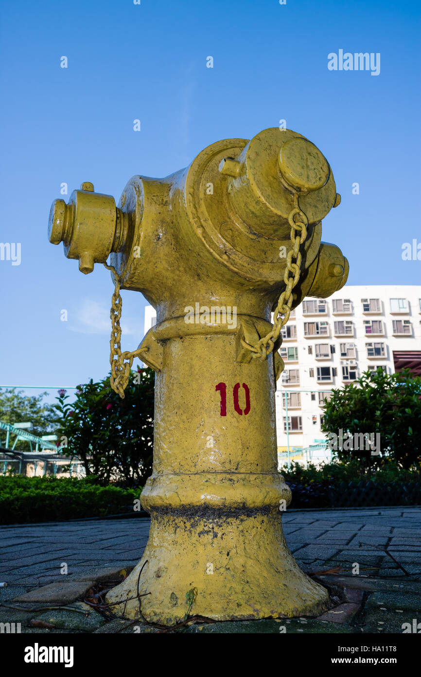 Fire hydrant in the street Stock Photo - Alamy