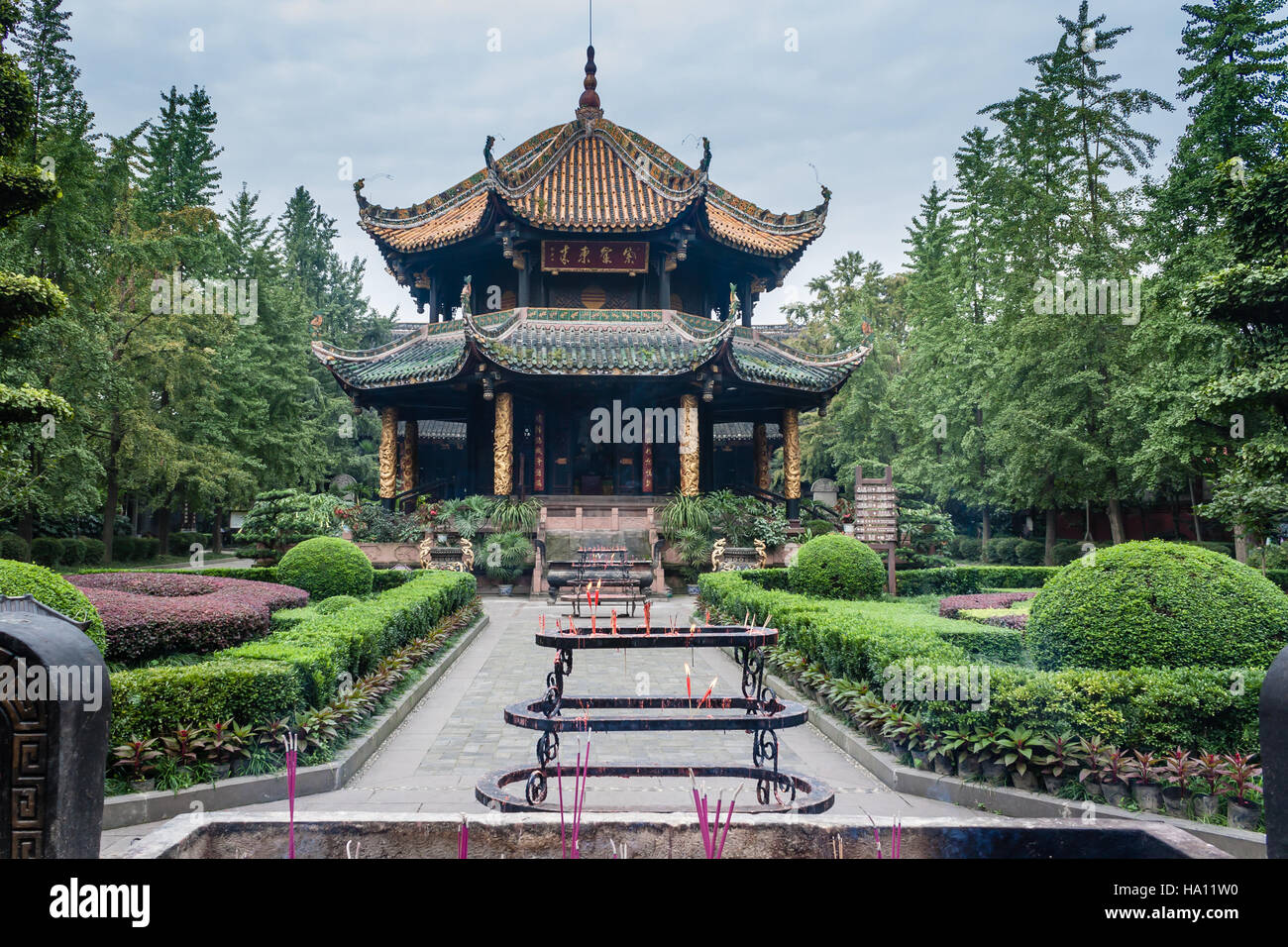 Wuhou Temple in Chengdu China Stock Photo - Alamy
