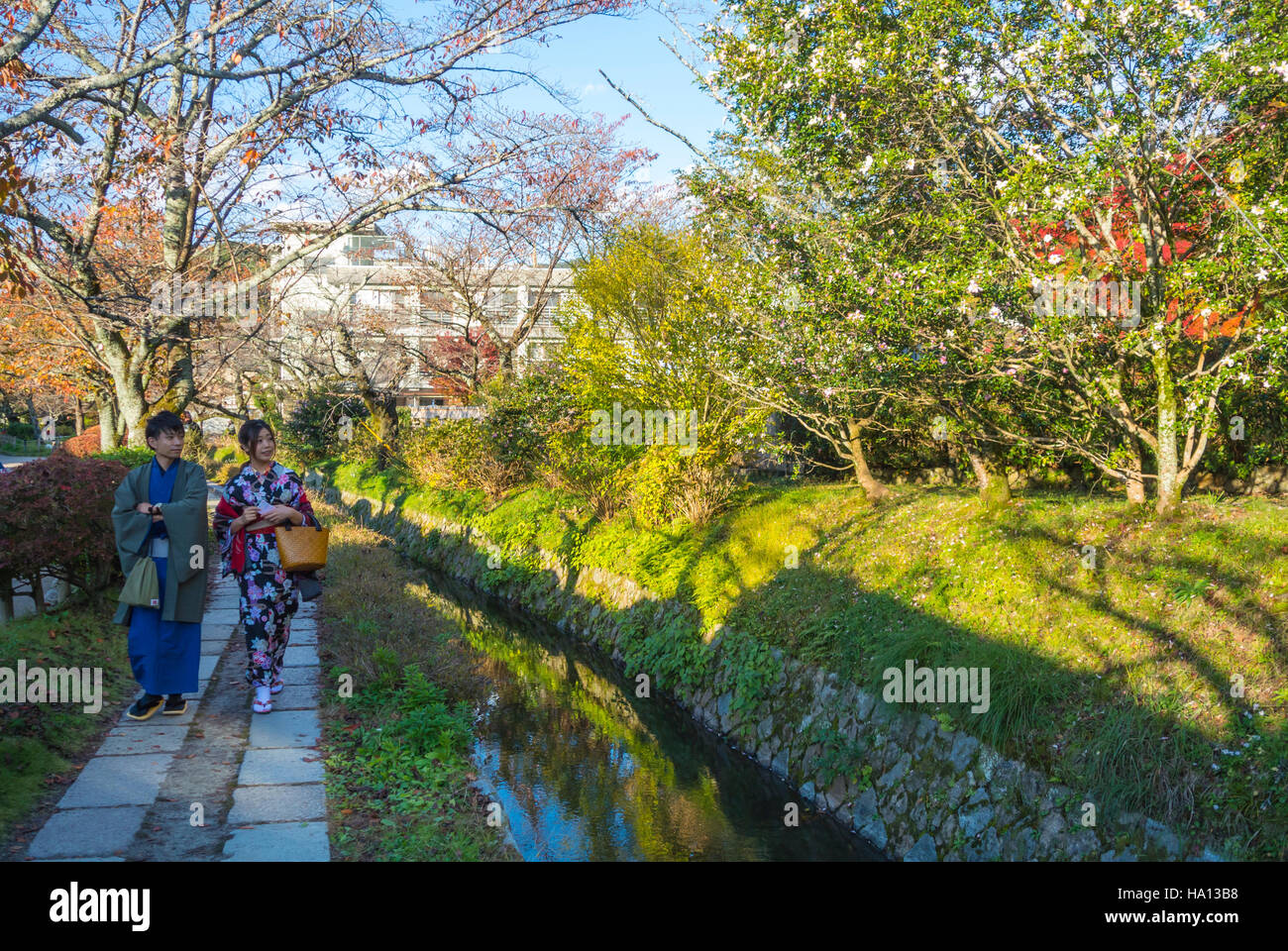 Philosopher's walk Kyoto Japan Stock Photo - Alamy