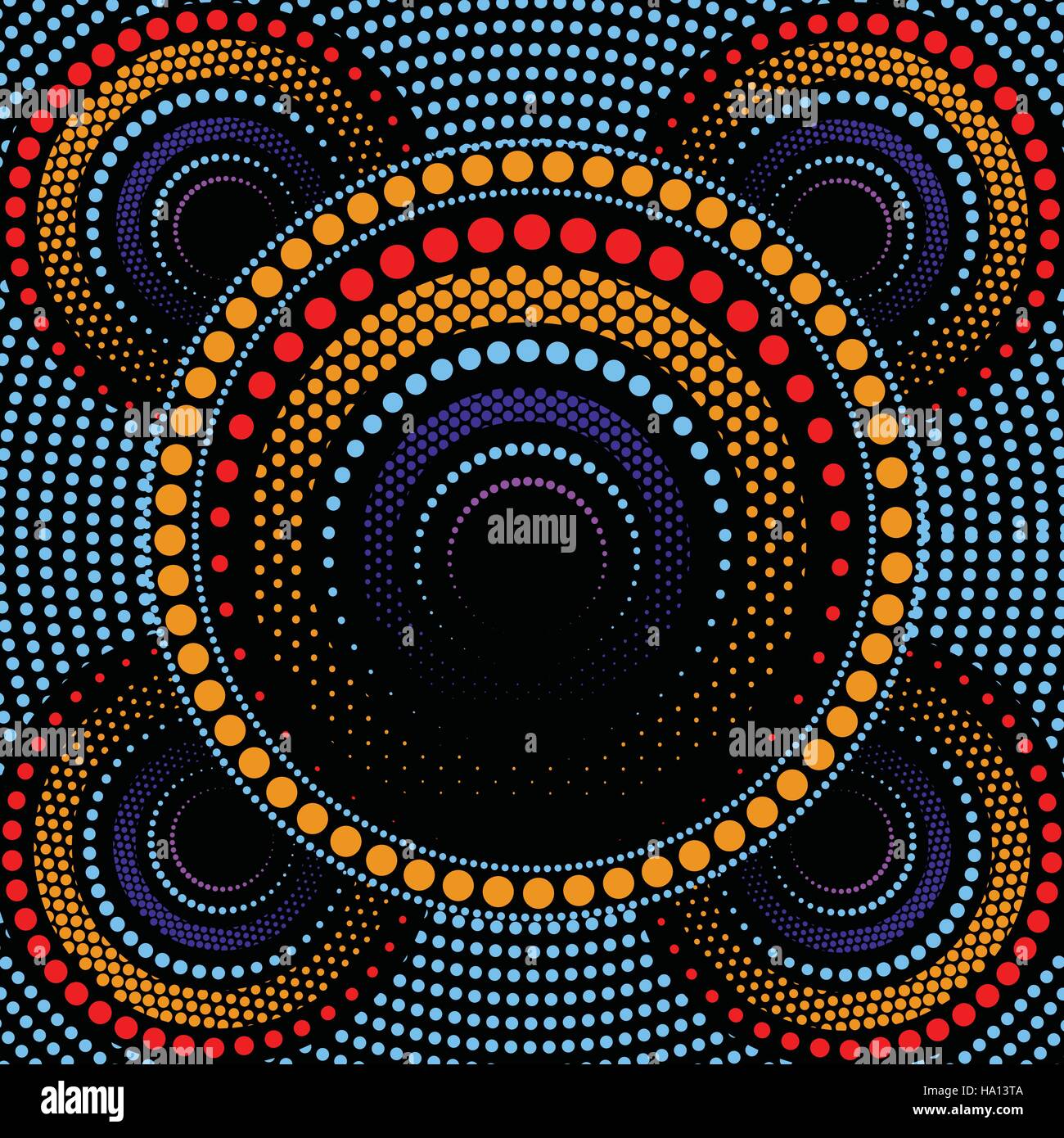 Aboriginal art vector painting Stock Vector Image & Art - Alamy