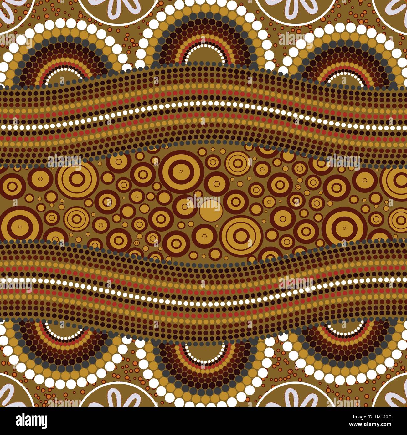 Aboriginal artist dot painting hi-res stock photography and images - Alamy