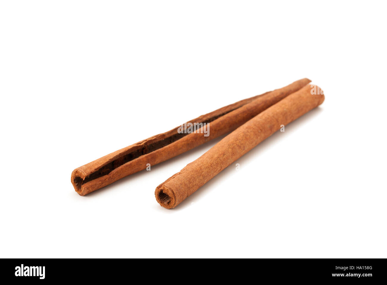 closeup Cinnamon stick spice isolated on white background Stock Photo ...
