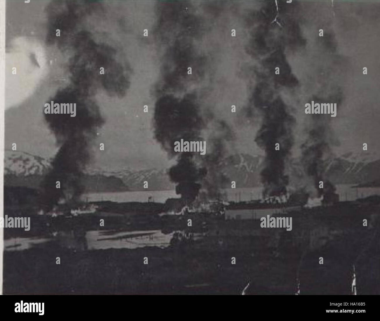 A photograph documenting the impact of WWII on Alaska’s natural ...