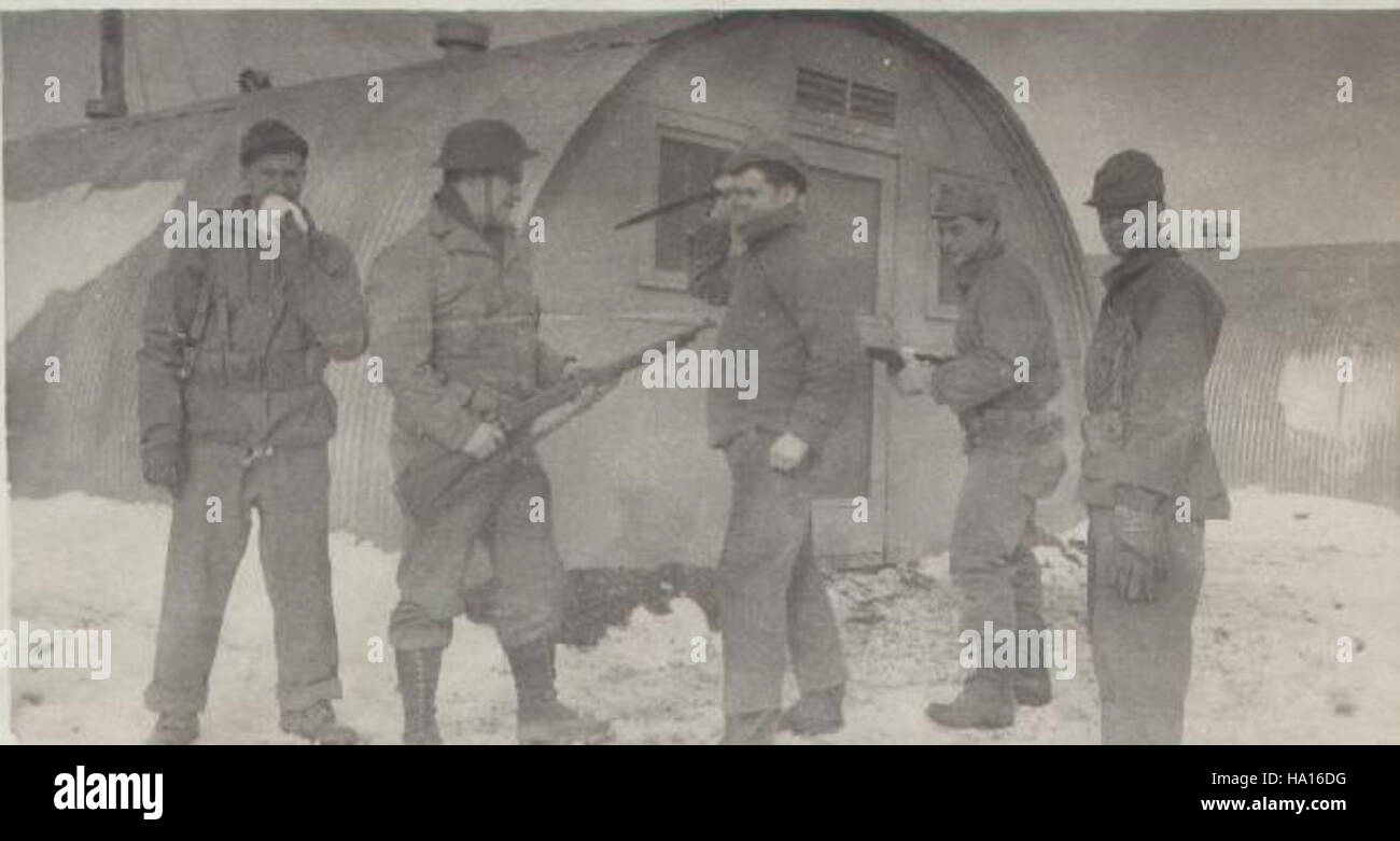 A historical image from World War II taken in Alaska, highlighting the ...