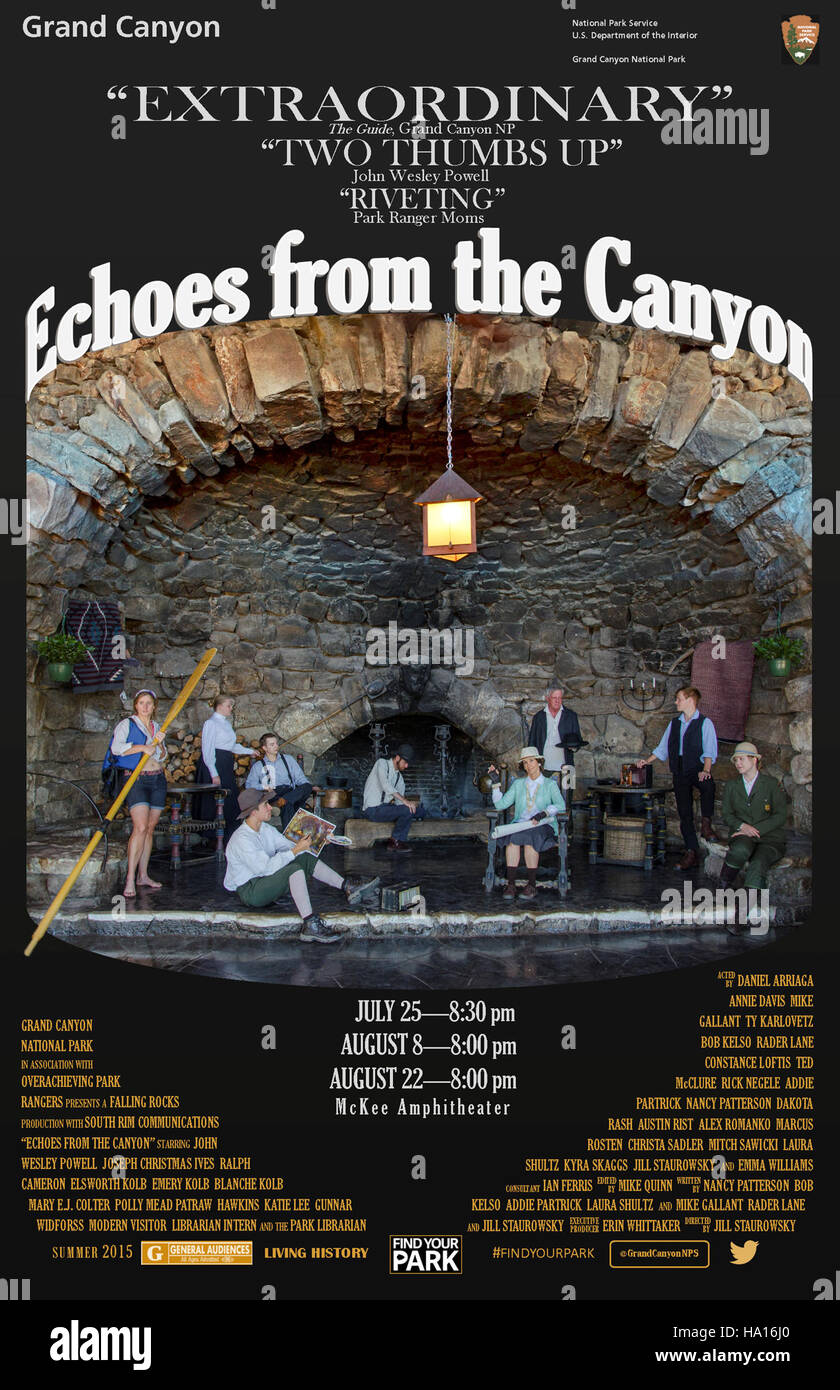 The 'Echoes from the Canyon' poster features stunning imagery from ...