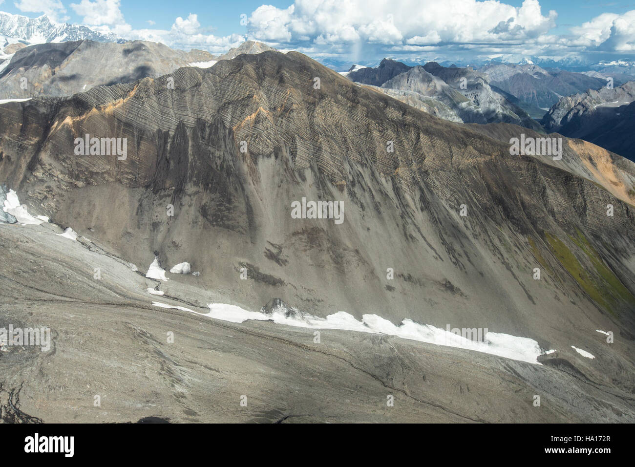 Hidden Creek Drainage in Alaska provides a unique geological feature ...