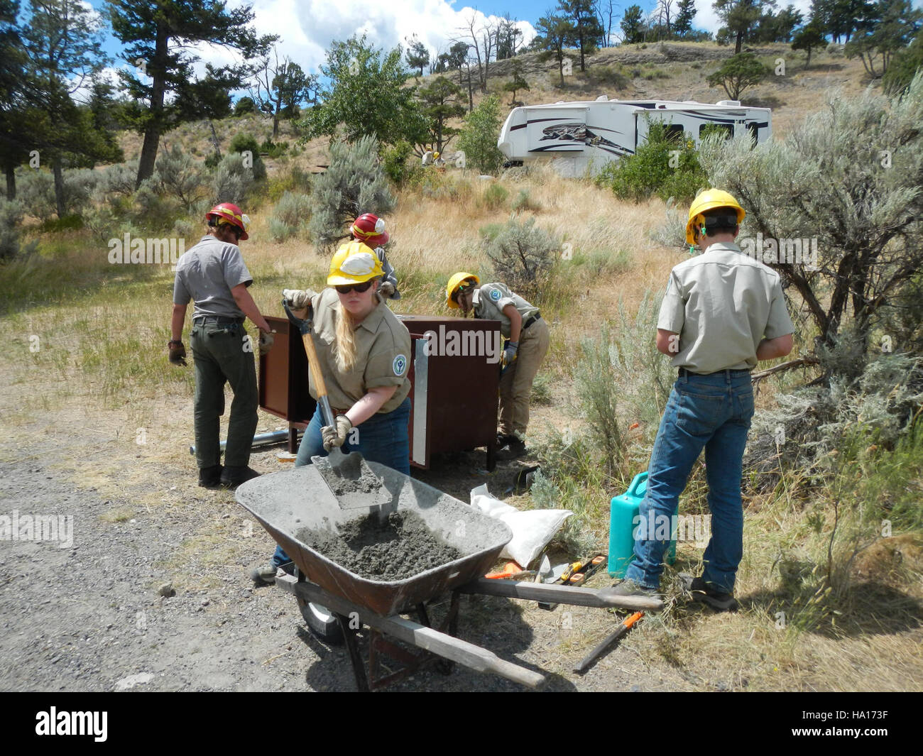 The Yellowstone Conservation Corps (YCC) provides young adults with ...