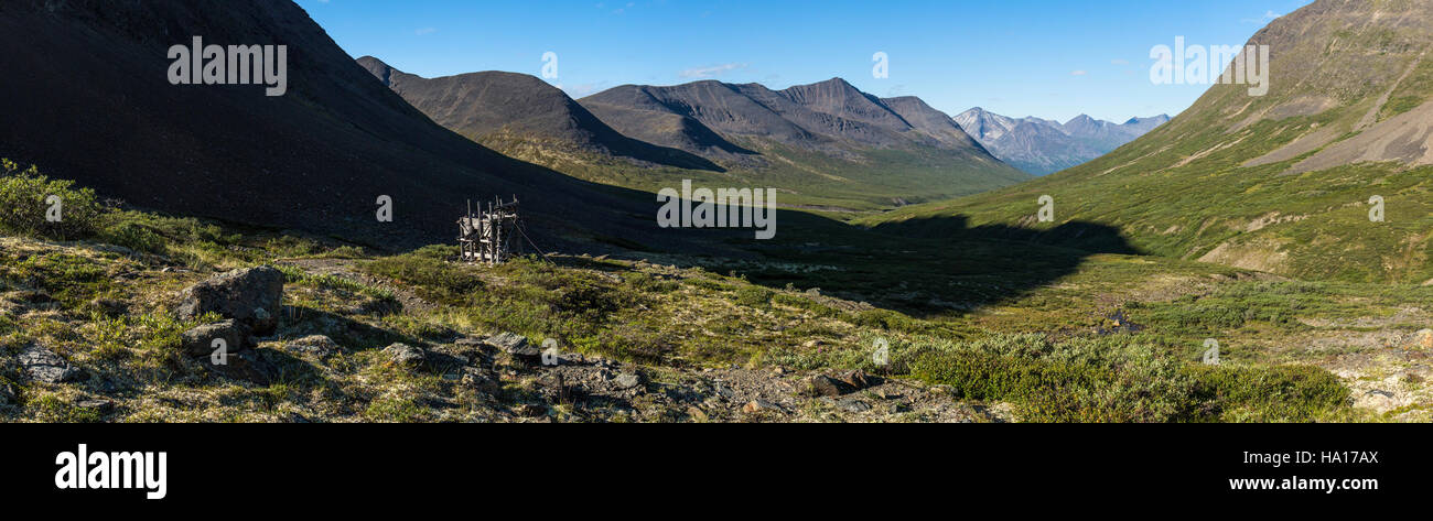 A panoramic view from the Bremner area in Alaska, showcasing the ...