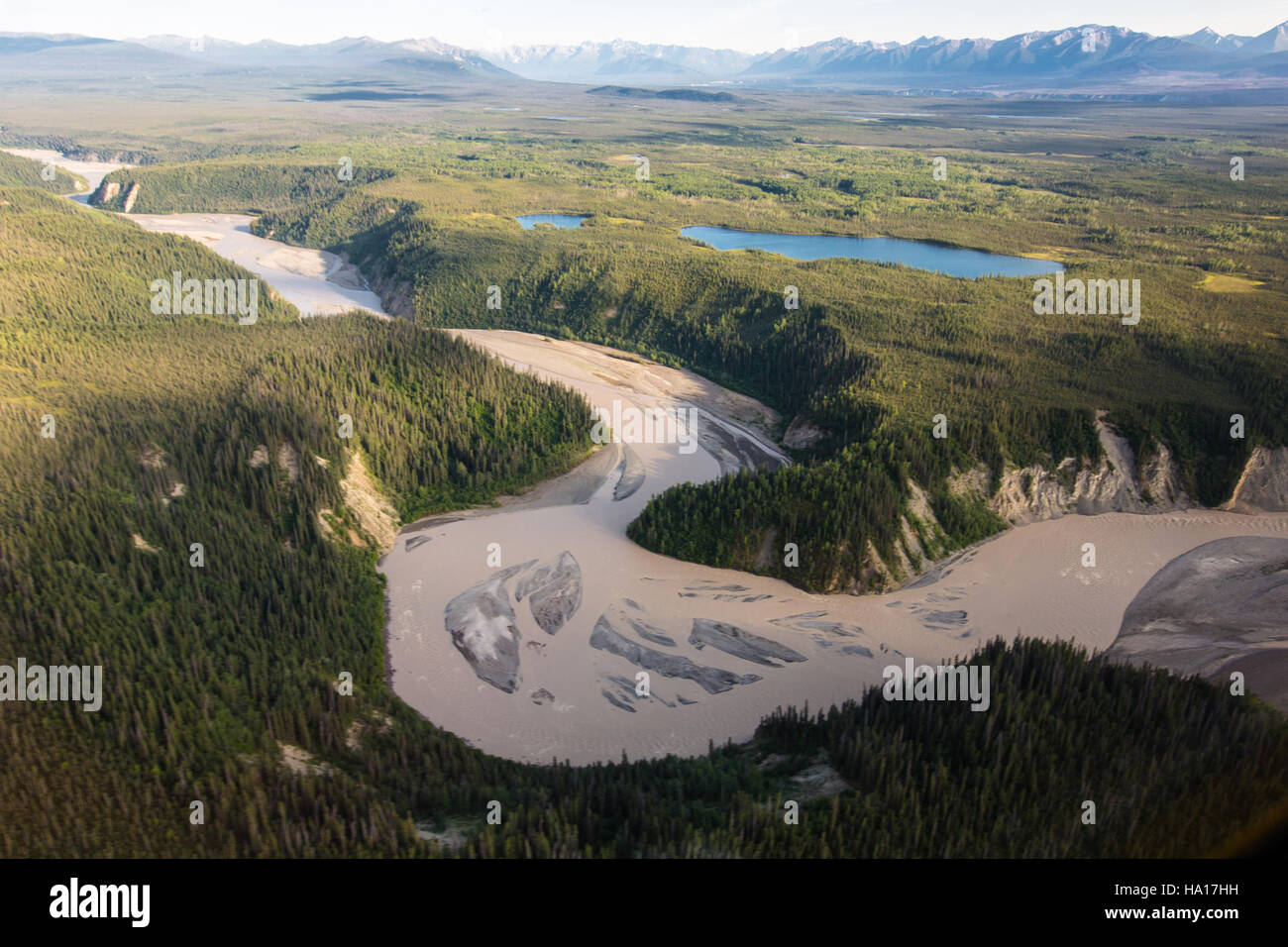 A view of Chitina River in Alaska, showcasing its pristine natural ...
