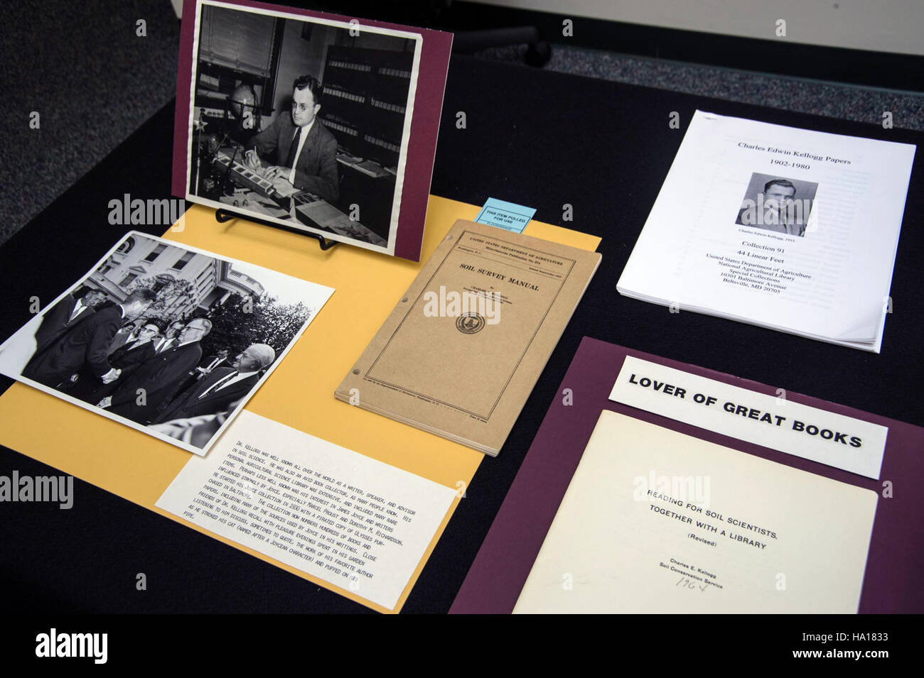 A historic soil collection by the USDA's Natural Resources Conservation ...