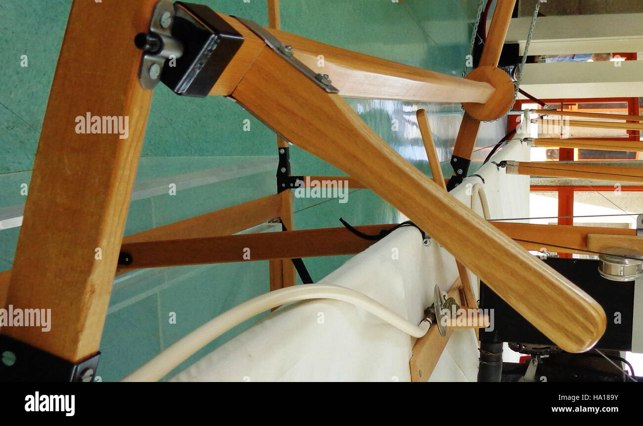 The reconstructed 1903 Wright Flyer elevator control handle, part of ...