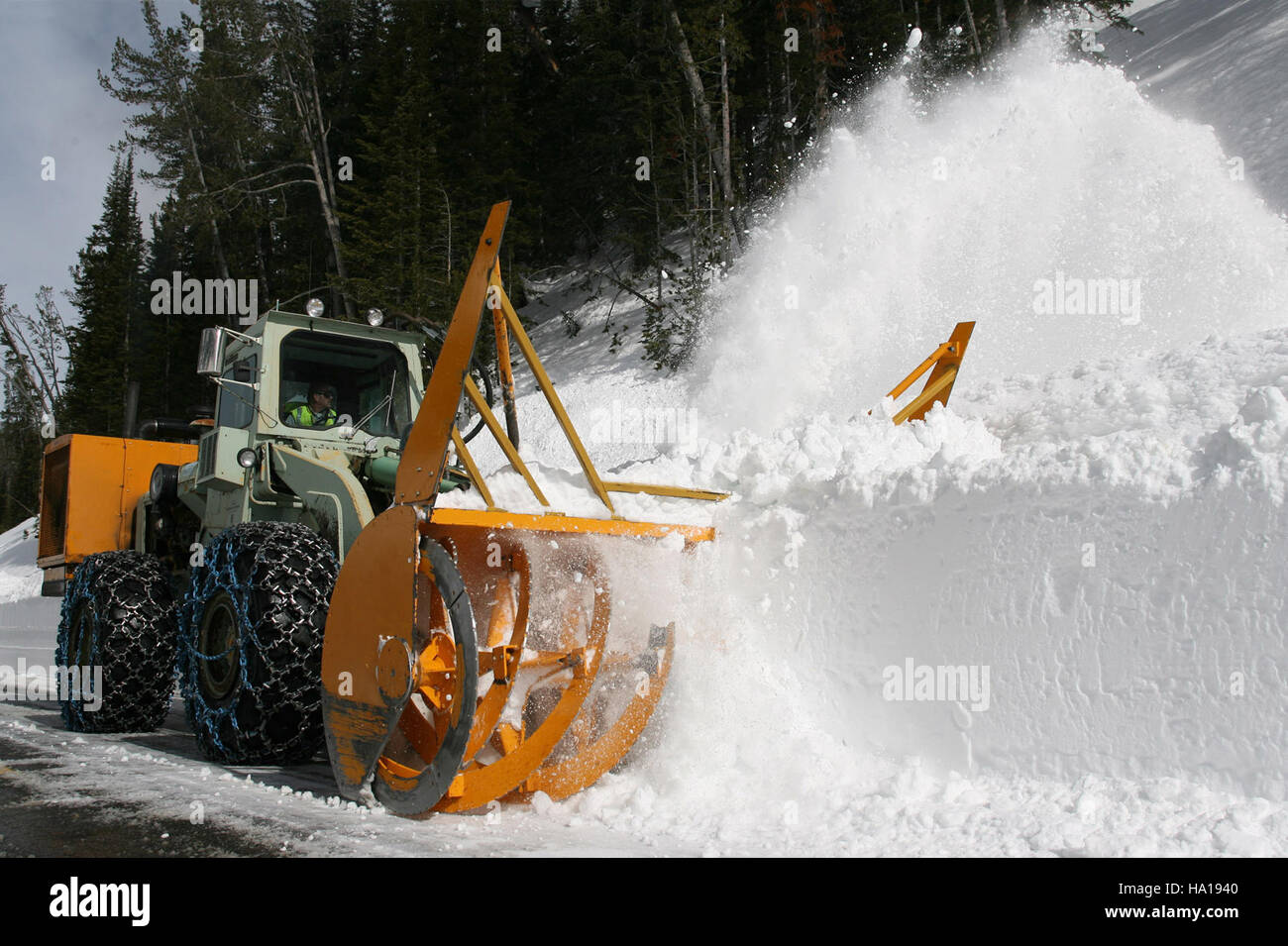 The opening of Sylvan Pass in Yellowstone National Park marks the ...