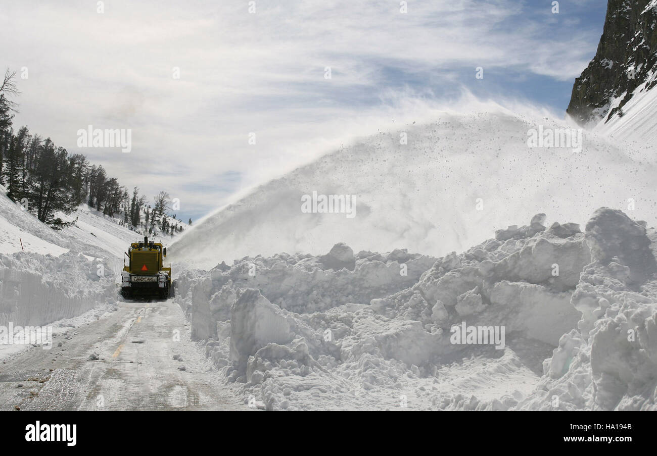 An image showcasing the opening of Sylvan Pass in Yellowstone National ...