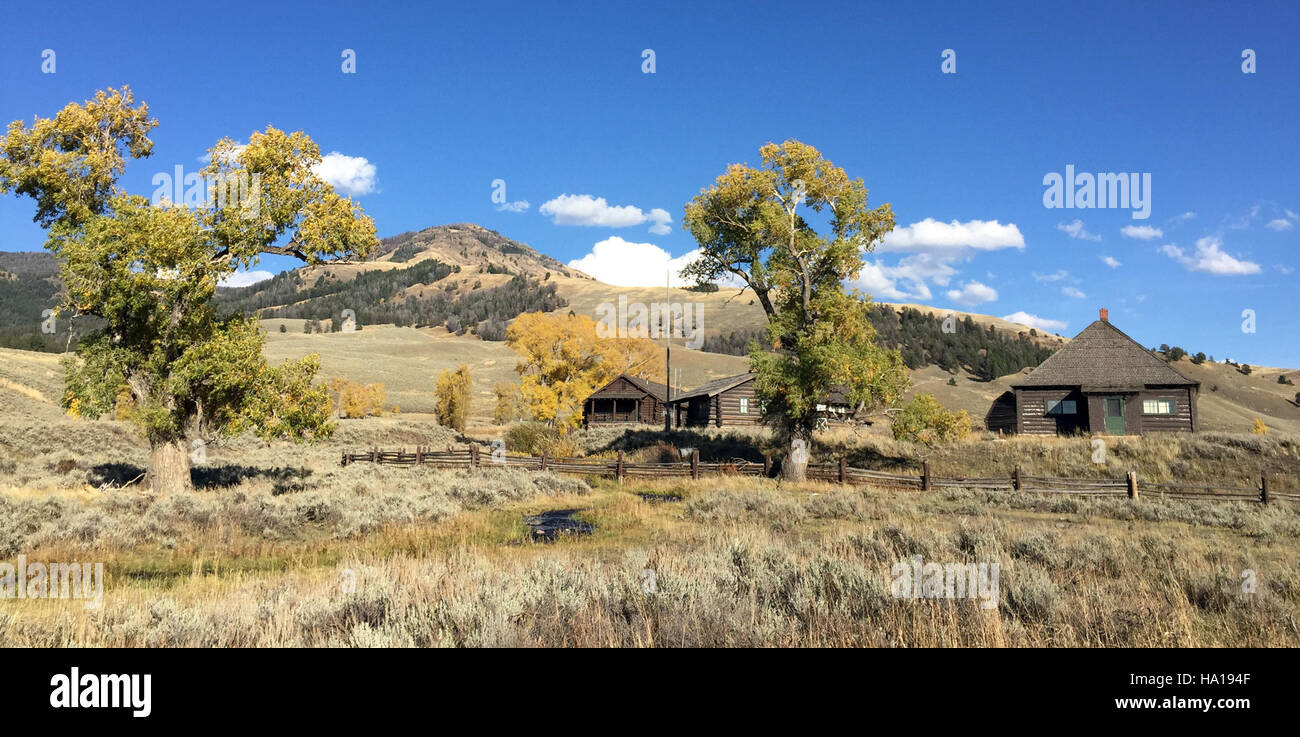 Lamar Buffalo Ranch, located within Yellowstone National Park, is a ...