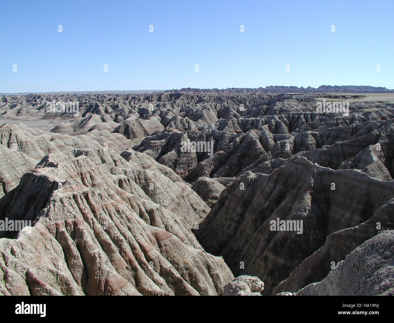This image from Badlands National Park showcases the unique geological ...