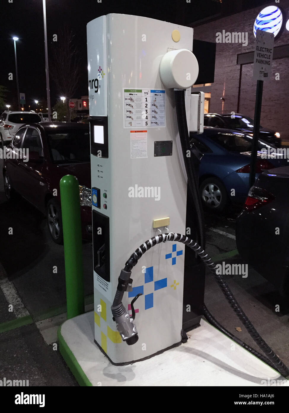 A new electric vehicle charging station at the VA facility in ...