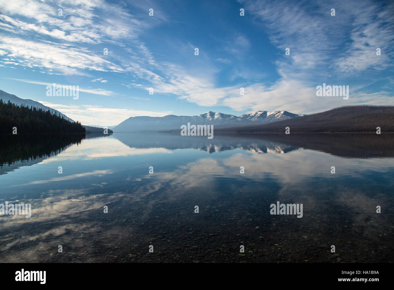 Apgar Ridge, located in Glacier National Park, offers stunning views ...