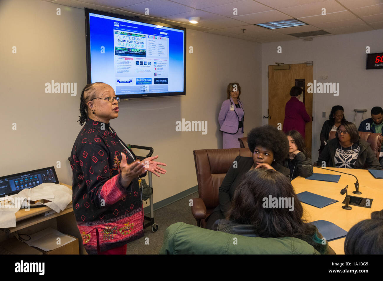 The Federal IT Job Shadow Day event allowed students from Charles H ...